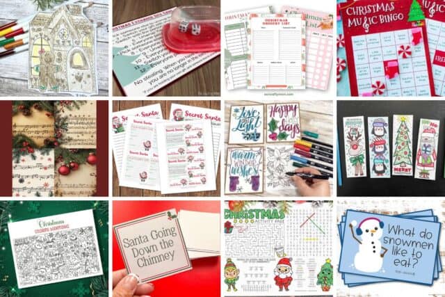 27 Christmas Printable Activities - The Crafty Blog Stalker