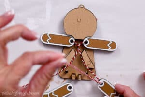 Make a Gingerbread Man Christmas Ornament - The Crafty Blog Stalker