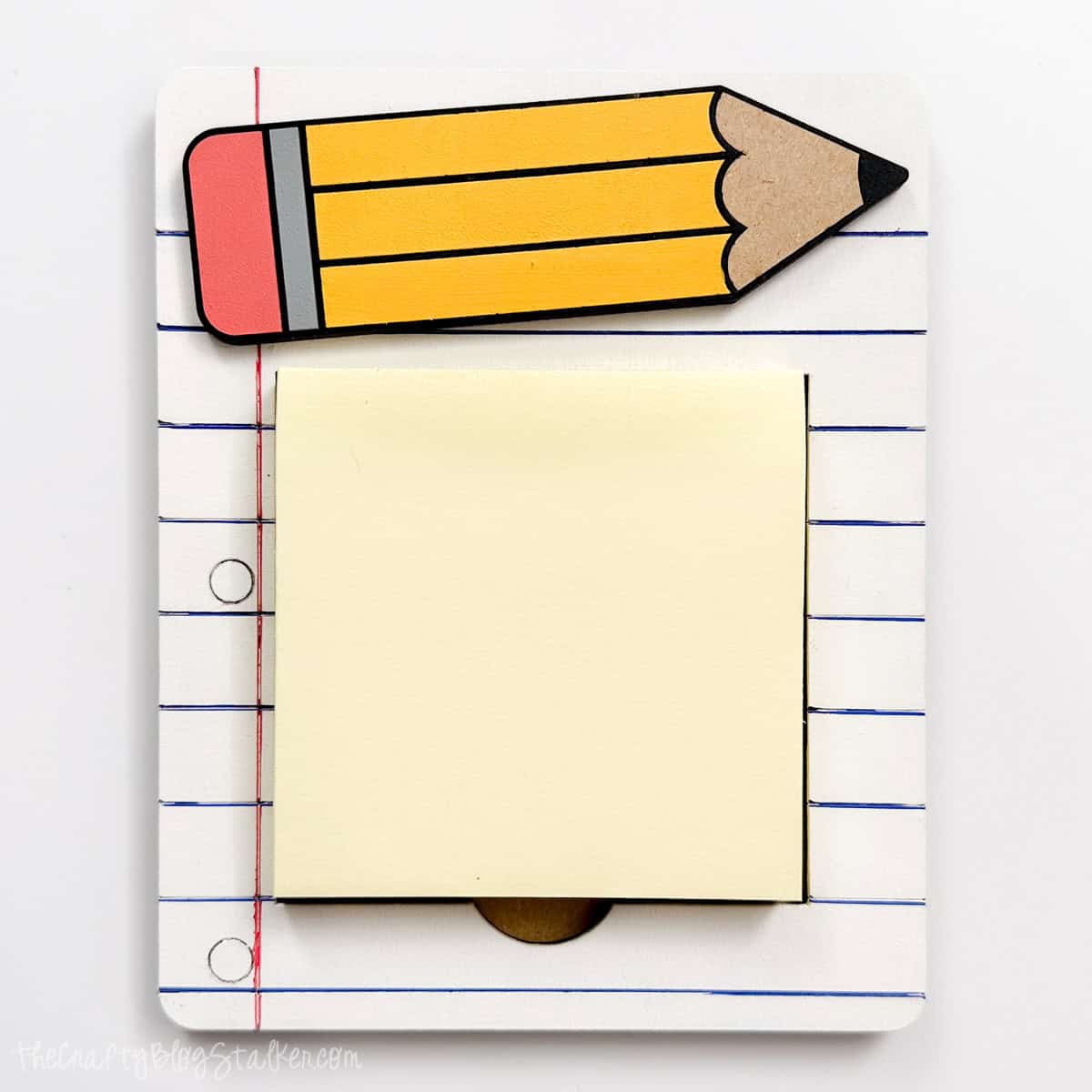 DIY Sticky Note Holder for Teacher Appreciation - The Crafty Blog Stalker