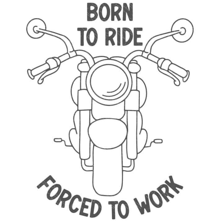 Born to Ride Free SVG - The Crafty Blog Stalker