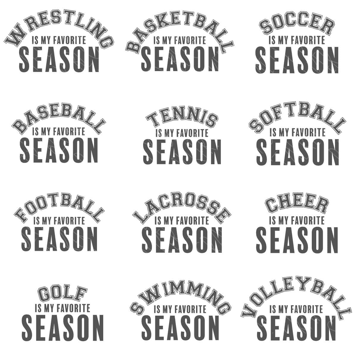 Favorite Season Sports SVG Bundle - The Crafty Blog Stalker