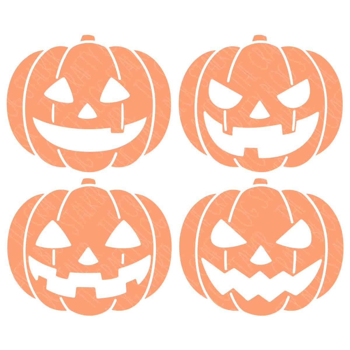 Jack-O'-Lanterns SVG + 14 Cut Files for Halloween - The Crafty Blog Stalker