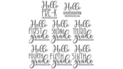 Hello Grade School SVG Bundle You Can Download Free
