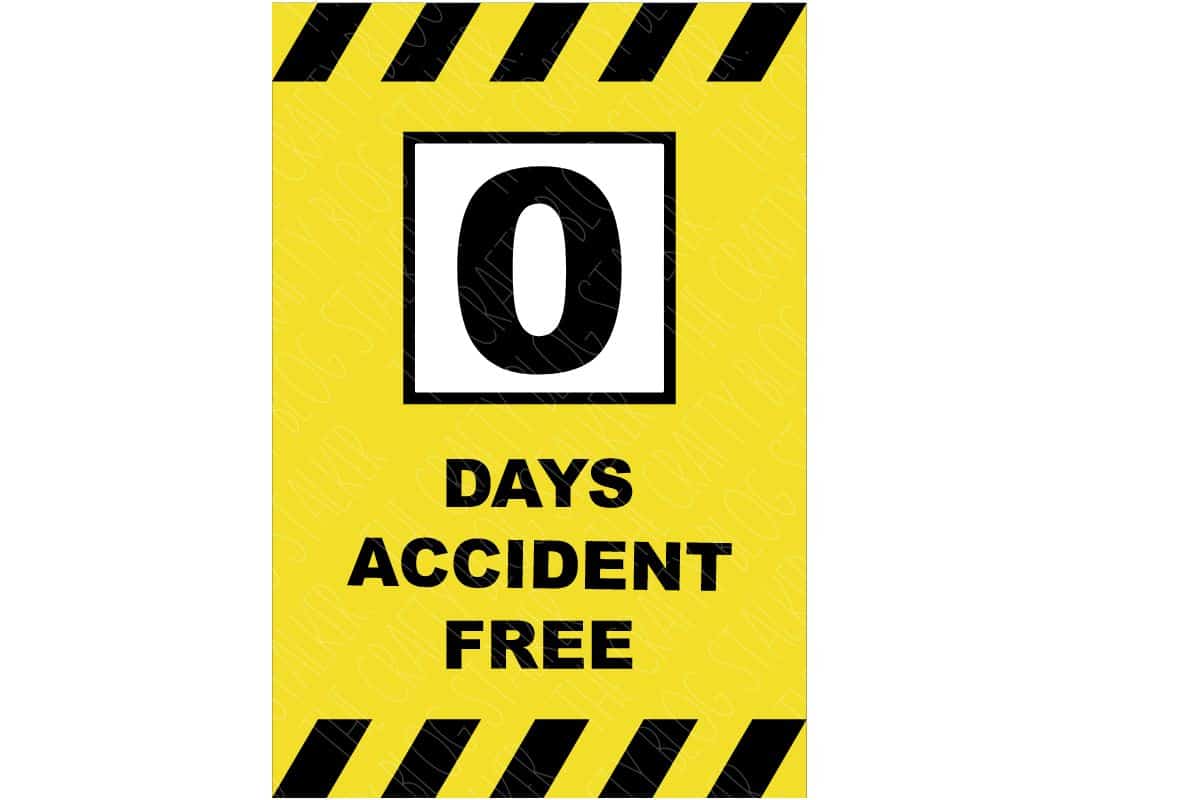 Days Accident Free SVG - The Crafty Blog Stalker