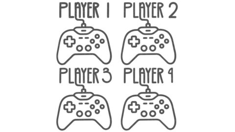 Player 1-4 SVG Bundle for Easy Gamer Craft Projects