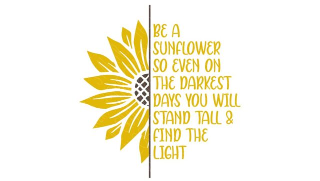 Sunflower Poem Free SVG - The Crafty Blog Stalker