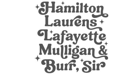 Retro Hamilton Musical SVG File for DIY Projects